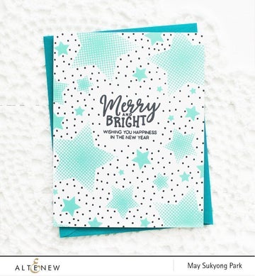 Altenew Halftone Stars Stamp Set | Dragonfly Designs