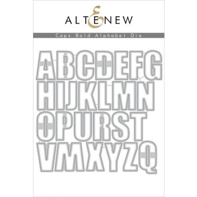 Altenew Caps Bold Alphabet Die Set | Dragonfly Designs