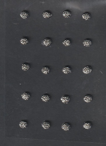 Dark Grey Small Round Crystals 3mm | Dragonfly Designs